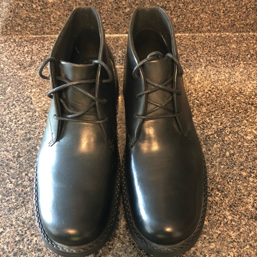 Clark’s Men’s Xtr Lite Black Leather Ankle Boots - Gem